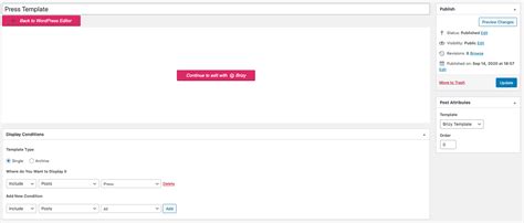 Blog Page Not Displaying Brizy Editor Brizy Help Center