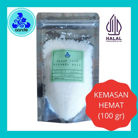 Jual Garam Kusamba Aande 100 Gr Shopee Indonesia
