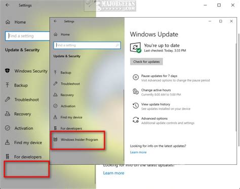 How To Remove Windows Insider Program Page In Windows 10 11 MajorGeeks