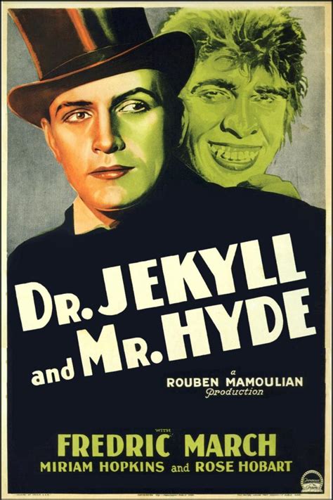 Dr Jekyll And Mr Hyde 1931 Filmaffinity