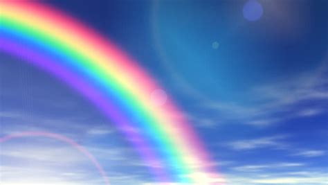 Rainbow In The Sky Seamless Loop Hd 1080p Stock Footage Video 681229