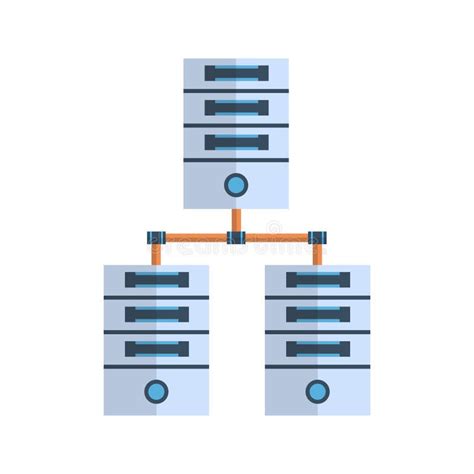Data Center Icon Cloud Computer Connection Hosting Server Database