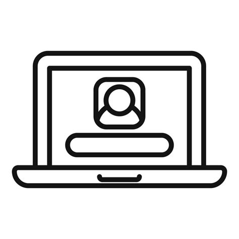 Premium Vector Laptop Privacy Icon Outline Vector Data Protect Secure