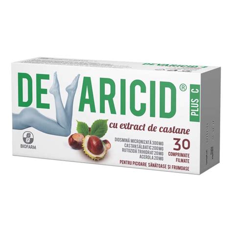 Devaricid Plus C Cu Extract De Castane Cprfilm X 30 Biofarm