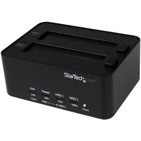 Buy StarTech ComDual Bay Hard Drive Duplicator And Eraser External Standalone HDD SSD Cloner