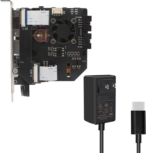 Geekworm Kvm A8 Pcie Versiontype C 5v 4a Power Supply For Raspberry Pi 4 Model B