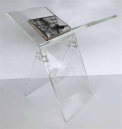 Custom Made Lucite Oversized Coffee Table Book Stand For Taschen Sumos