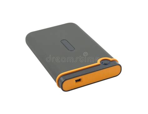 USB External Portable Hard Drive Stock Image Image Of Power Design