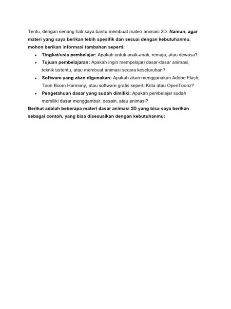 Contoh Hasil Output Pertanyyaan Ai Pdf