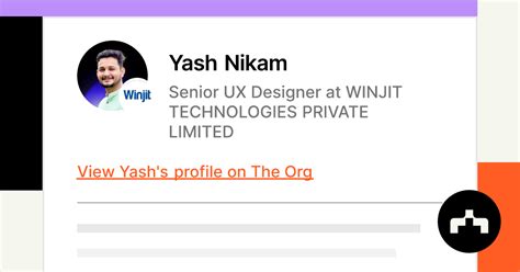 Yash Nikam Senior Ux Designer At Winjit Technologies Private Limited