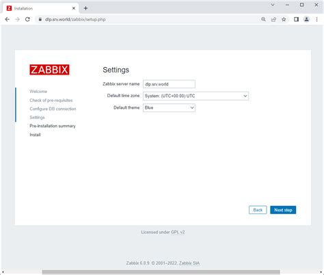 CentOS Stream Zabbix Initial Setup Server World