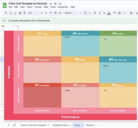 9 Box Grid Explained [ Free Template] Factorial Hr