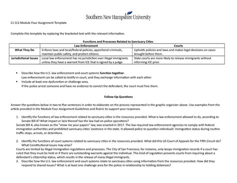 Cj 112 Module Four Assignment Template Cj 112 Module Four Assignment