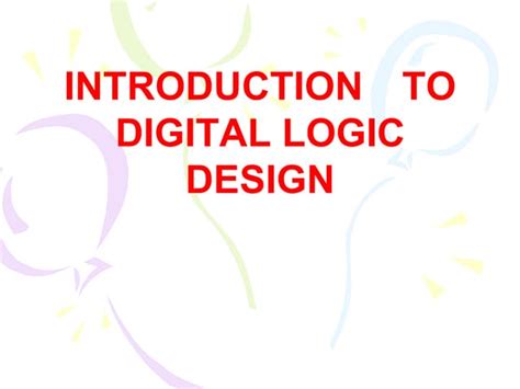 Digital Fundamentals Chapter 1 Slideppt