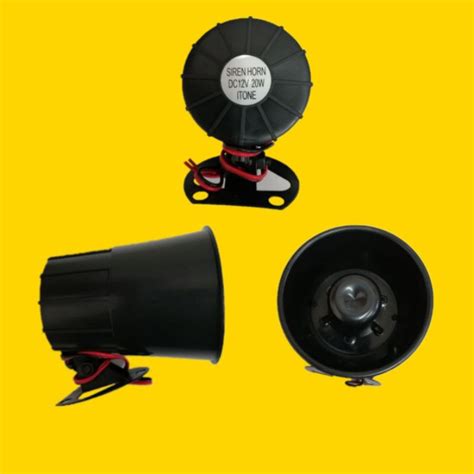 Alarm Siren Horn Dc V W Tone Shopee Malaysia