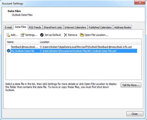 How To Set Up Local Folder In Outlook Pilotclips