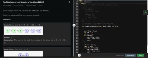 Devansh Soni On Linkedin Drgviswanathan Day28 Linkedlist Arraymanipulation