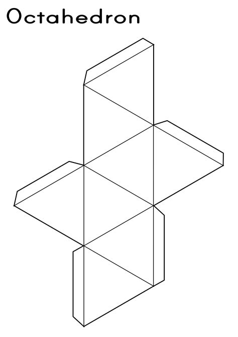 Printable Shape Nets Activity Shelter