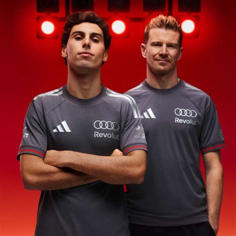 Adidas Audi Revolut F1 Team Driver Jersey Authentic Grey Adidas Vietnam