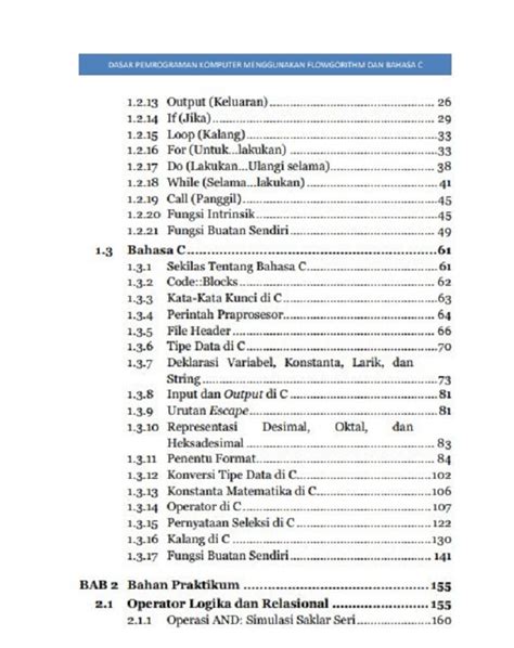 Dasar Pemrograman Komputer Menggunakan Flowgorithm Dan Bahasa C