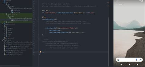 Developer Tools Android Native How To Use Countingidlingresource