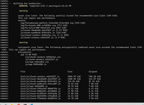 Javascript Chunk Vendors Files Is Too Big On Production Stack Overflow