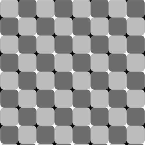 Premium Vector Illusion Seamless Pattern Black And White