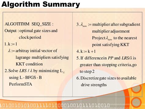 Ppt A Posynomial Based Lagrangian Relaxation Tuning Tool For