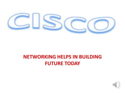 Cisco Ppt PPTX Computer Networking Computing
