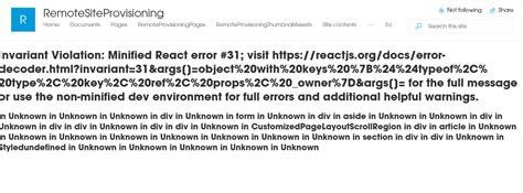 Ivariant Violation 31 Fired On Ie11 React Extension · Issue 1161