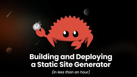 A Static Site Generator In Less Than An Hour Rrust
