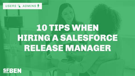 10 Tips When Hiring A Salesforce Release Manager Salesforce Ben