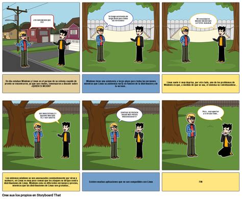 windows vs linux storyboard by 21090671