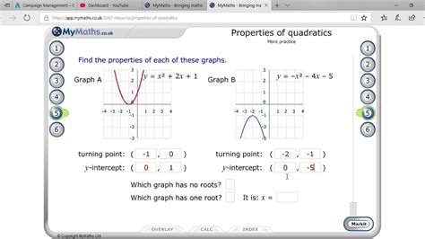 Properties Of Quadratics How To Know Roots Intercept And Minimum Maximum Point In Quadratic