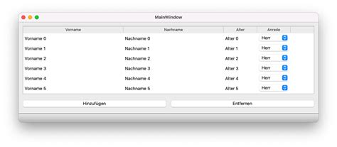 Qt Tutorial 032 Qtablewidget Thorsten Geppert