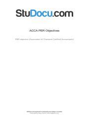ACCA PER Sample Answers Part What Have You Learned About How You Work As An Individual One