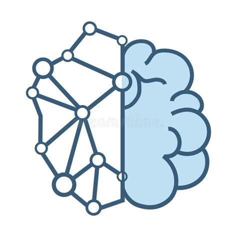 Brain Of Ai System Icon Symbol Ui Isorated Design On White Background