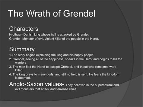 Beowulf Analysis Pptx