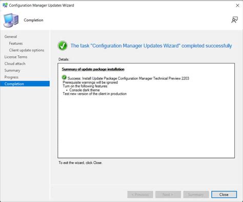 Configuration Manager Technical Preview 2203 New Features
