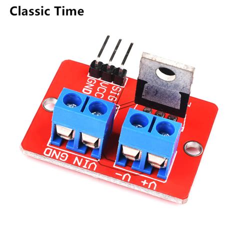 5pcs 0 24v Top Mosfet Button Irf520 Mos Driver Module For Arduino Mcu Arm Raspberry Pi Lazada