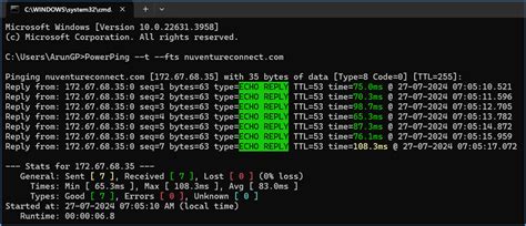 HOW TO USE TIME STAMPED PING Nuventure Blog