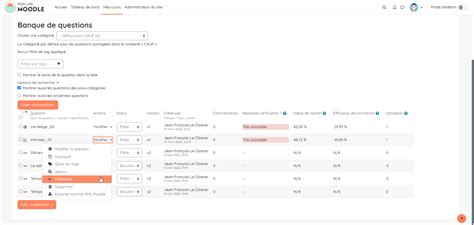 Moodle 4 Collaborez Dans Vos Tests Avec La Banque De Questions E Learning Touch