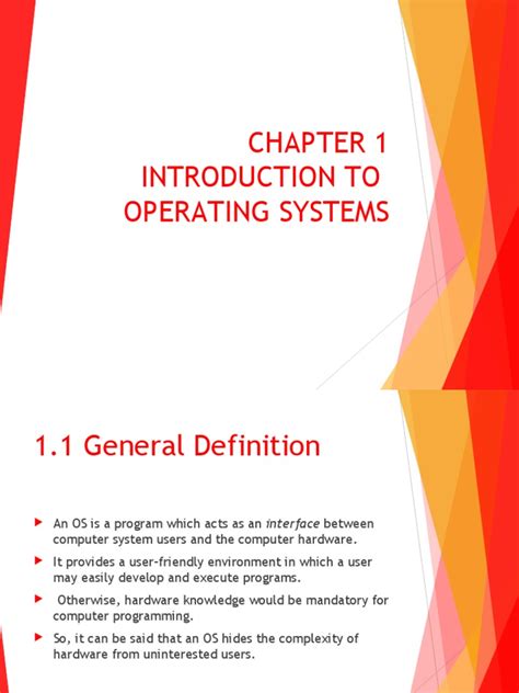 Module 1 Intro To Os 1 Pdf Operating System Programming