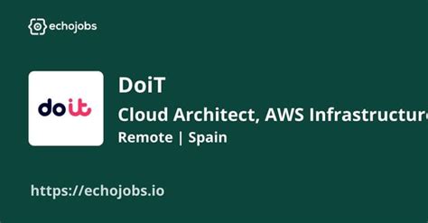 Doit Is Hiring Cloud Architect Aws Infrastructure Modernization Remote Terraform Shell