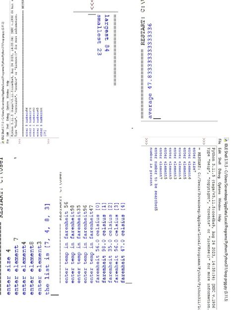 Loop Programs Output Pdf