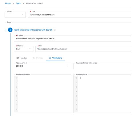 Api Health Monitoring With Testfully