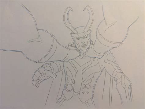 Loki Drawing Avengers