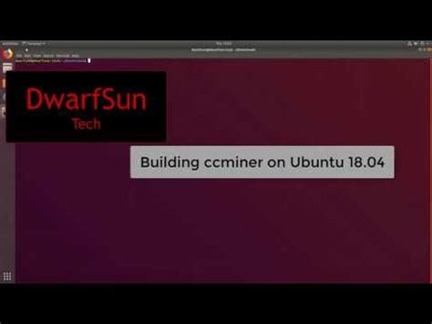 How To Build Ccminer On Ubuntu YouTube