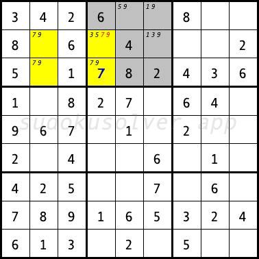 Sudoku Solver Type 1 Unique Rectangle