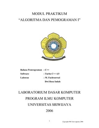 Modul Algoritma Dan Pemograman PDF